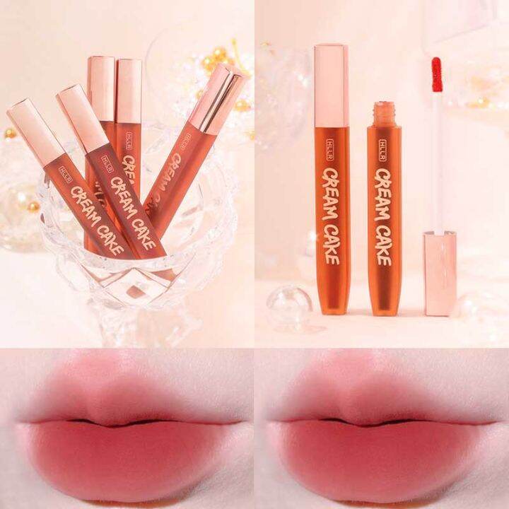 F.six Lip Glaze Matte Velvet Lipstick No Fading Student Multi-color Lip ...