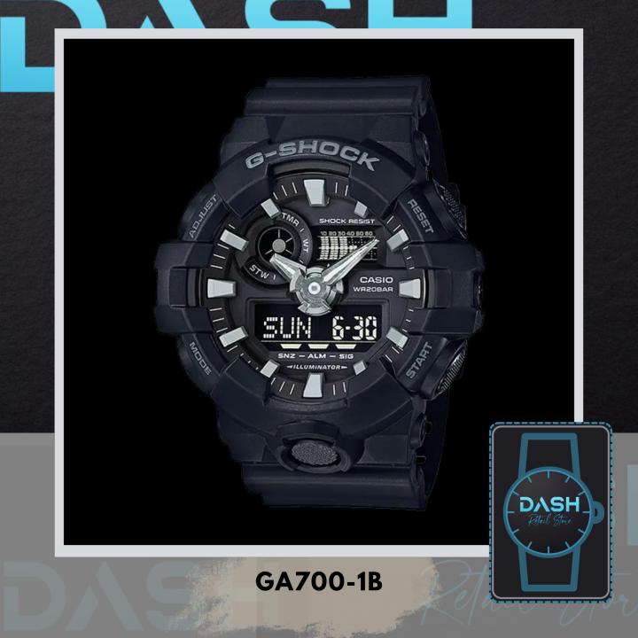 100% ORIGINAL G-Shock GA-700-1B / GA700-1B | Lazada PH