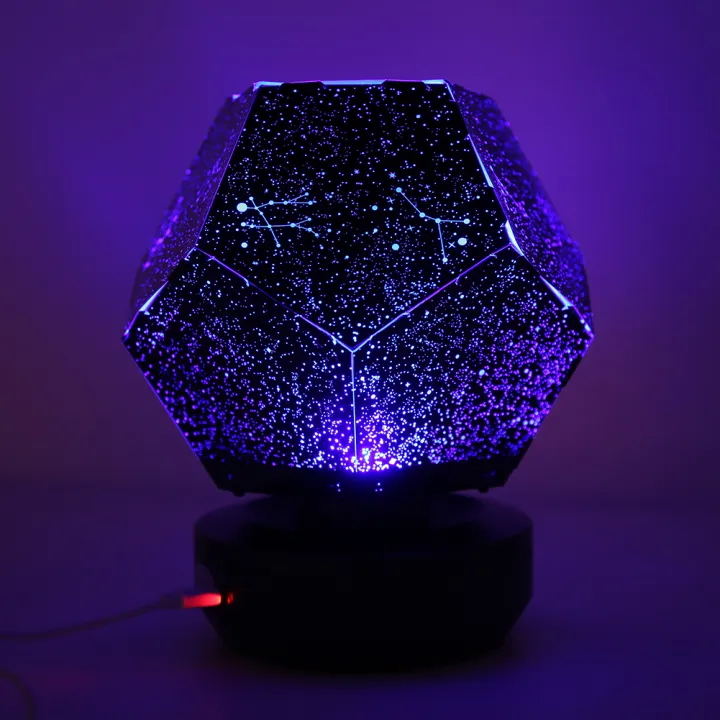 【COD】โคมไฟฉายแสง Starry Sky สีสันสดใส USB Powered ของขวัญวันเกิด ...