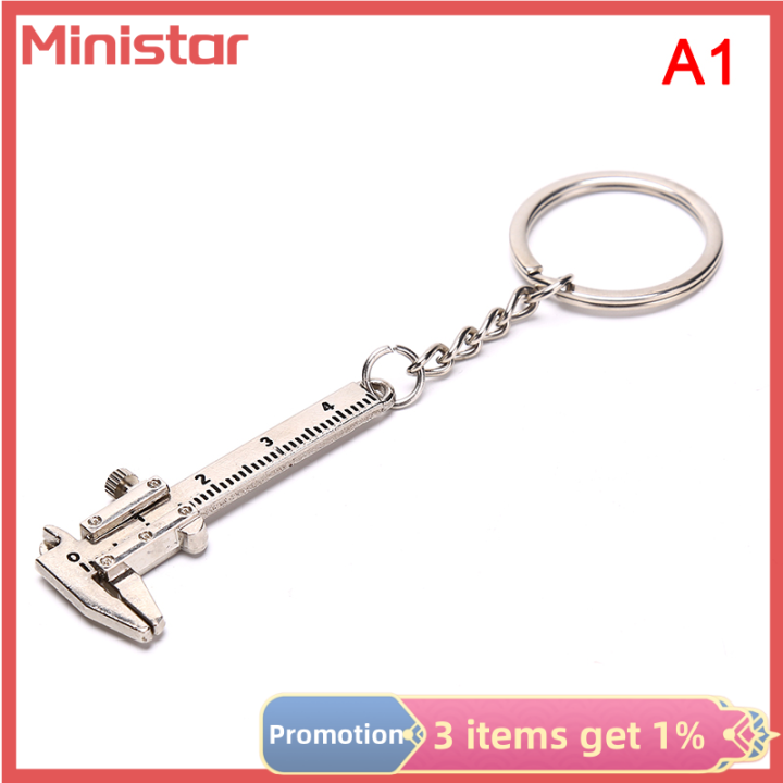 Ministar New Portable 0-4cm Mini Vernier Calipers Keychain Measuring ...