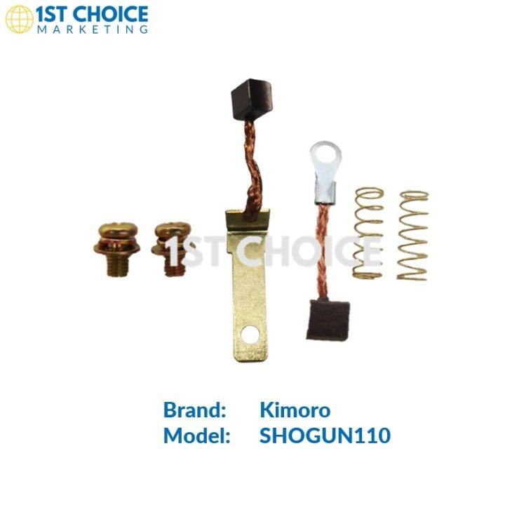 KIMORO Starter Carbon Brush SHOGUN110 SMASH motor accesories | Lazada PH