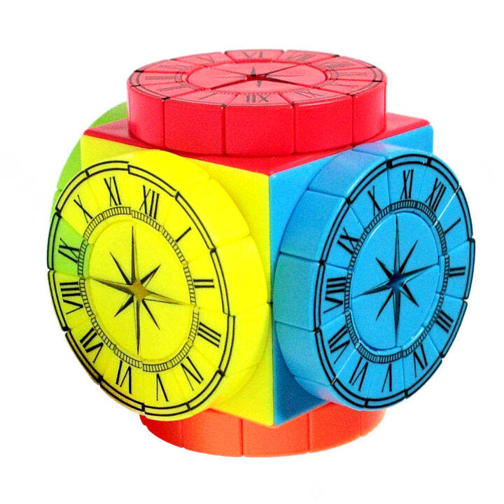 Speed Cube Time Machine Roman Numerals Puzzle Rubik's Cube Time Wheel Educational Puzzle Toy ...