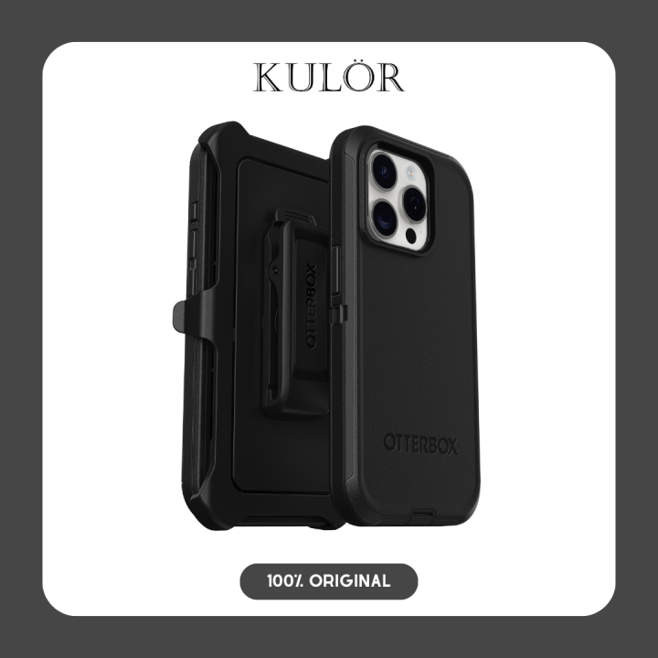 DEFENDER iPhone 15 Pro Series สีดำ | Lazada.co.th