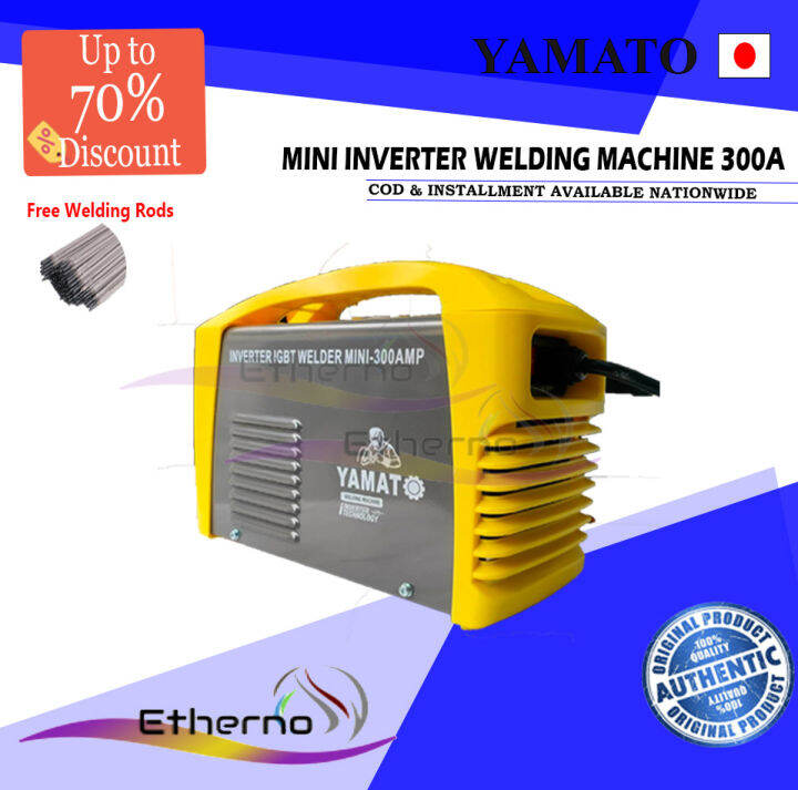 YAMATO JAPAN MINI Inverter IGBT Welder Welding Machine 300 AMP Japan ...