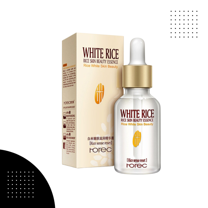 White Rice Whitening Serum Face Moisturizing Cream Anti Wrinkle Anti