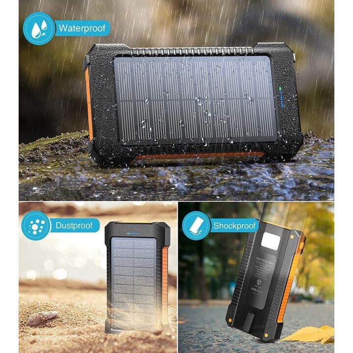 olar power bank ♞【Solar】Original 50000mAh power bank wireless ...