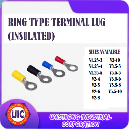 RING TYPE TERMINAL LUG (INSULATED) 25PCS | Lazada PH