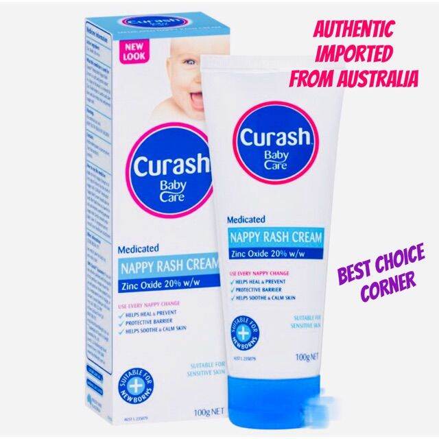【READY STOCK】 Curash Babycare Medicated Nappy Rash Cream 100g | Lazada PH
