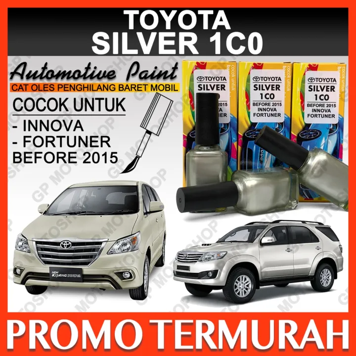 (100% Original) TOYOTA SILVER 1C0 CAT OLES PENGHILANG BARET MOBIL LECET ...