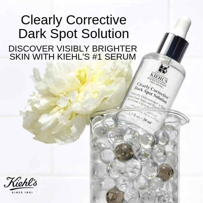 [Original] Reduce Dark Spots And Acne Marks! Kiehl's Clearly Corrective ...