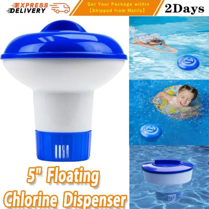 5 inch Deluxe Large Floating Swimming Pool Floating Pill Chlorine ...