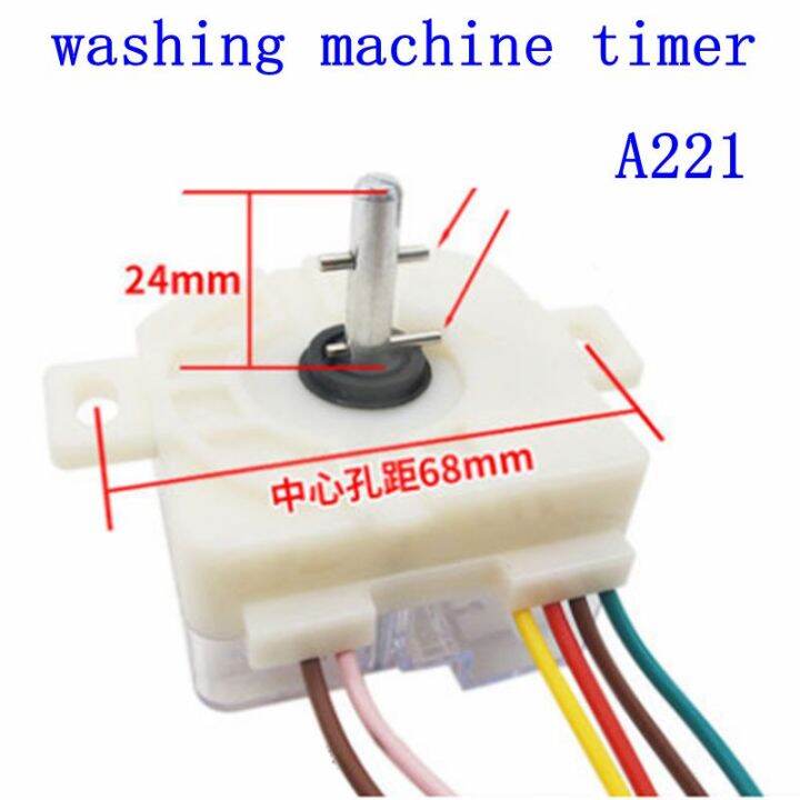 6 wire 180 degree 15 minutes oblique ear washing machine timer switch ...