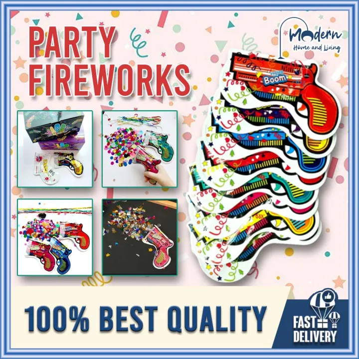 [NEW ARRIVAL] *RANDOM COLOR* Inflatable Fireworks Gun Toys Wedding ...
