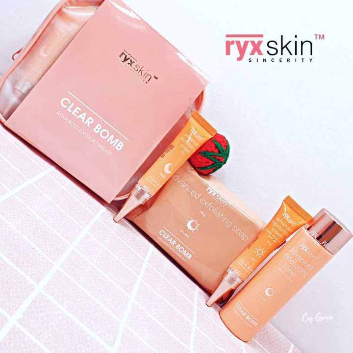 RYX CLEARBOMB ADVANCED EXFOLIATING KIT (Individual or Set) | Lazada PH