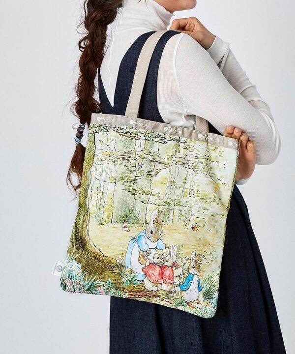 Lesportsac 2023 ร่วมใหม่กระเป๋าถือกระเป๋าสะพาย2339 Peter Rabbit ...