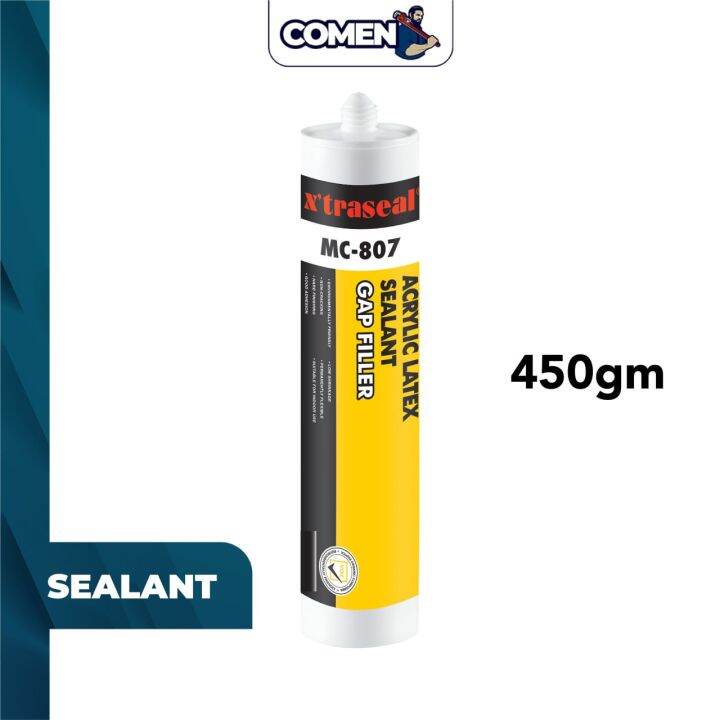 XTRASEAL MC-807 Acrylic Latex Sealant 450g (White) Gap Filler MC807 Silicon Furniture Waterproof ...