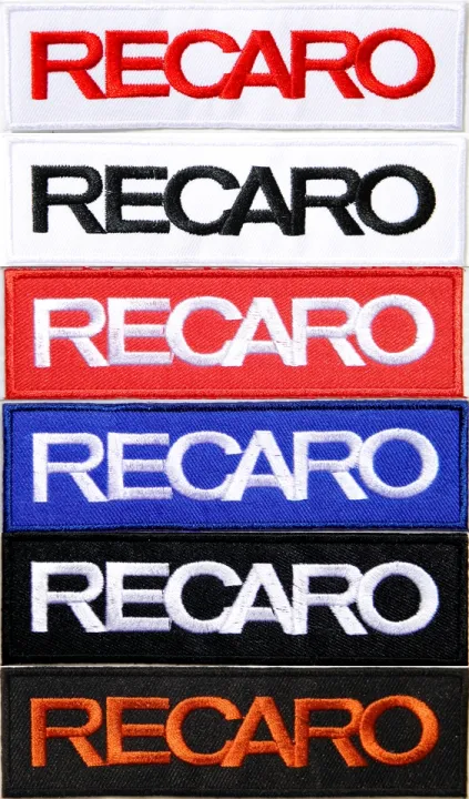 RECARO แต่งรถ รถแข่ง เบาะ รถยนต์ โลโก้ ตัวรีด ตัวรีดติดเสื้อ อาร์ม สติก ...