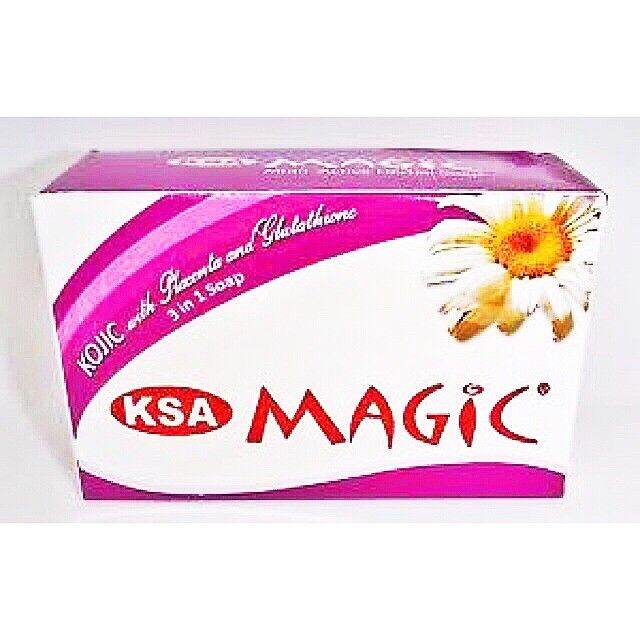 KSA MAGIC 3in1 SOAP w/Kojic,placenta,glutathione/Placenta w/Glutathione ...