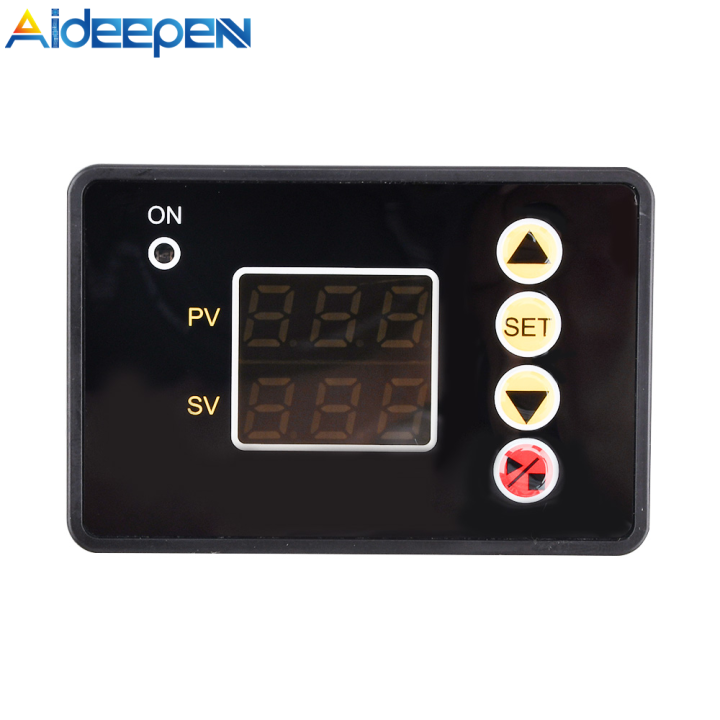 โมดูลรีเลย์หน่วงเวลา Aideepen รีเลย์จับเวลา DC 12V 24V โมดูลสวิทช์ดีเลย์วงจรนาฬิกาดิจิตอลตัว ...