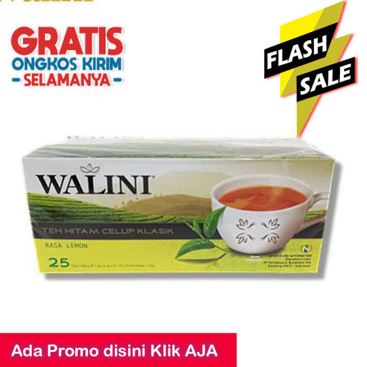 Walini Teh Hitam Celup Klasik Rasa Lemon isi 25 | Lazada Indonesia