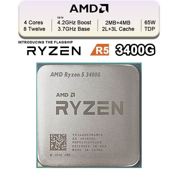 AMD RYZEN R5 3400G CPU+GIGABYTE B450M H Motherboard+Asgard W2 Series DDR4 16G (8G * 2) 3200MHz ...