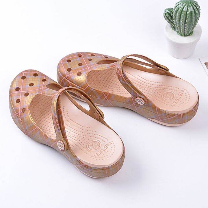 VEBLEN genuine women's ripped sandals British style original design ...