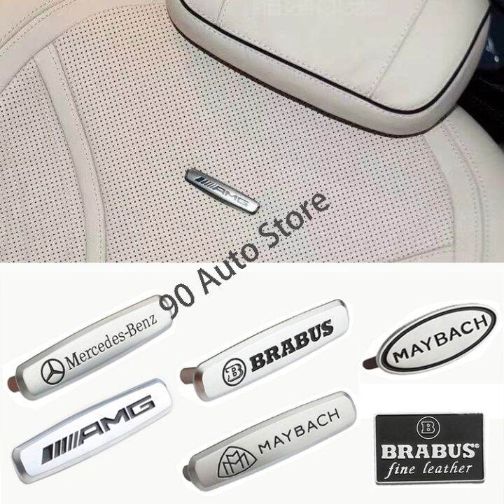 HYS Modified AMG Brabus Maybach 3D Metal Car Seat Emblem for Mercedes ...