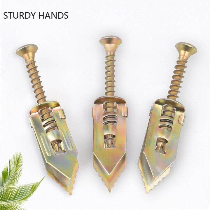 50Pcs Self Drilling Anchors Screws Self-Tapping Expansion Screw Drywall ...