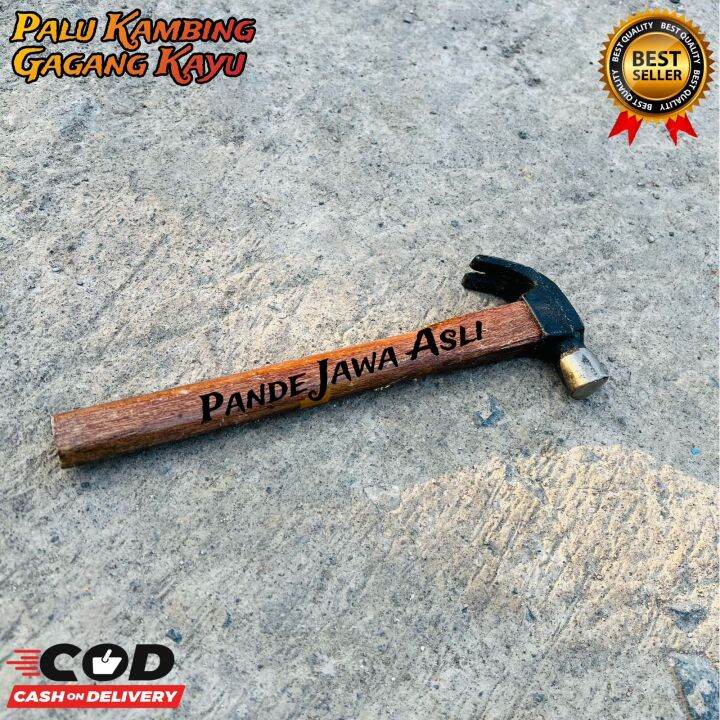 Palu kambing cabut paku - Palu baja super tebal - Palu gagang kayu ...