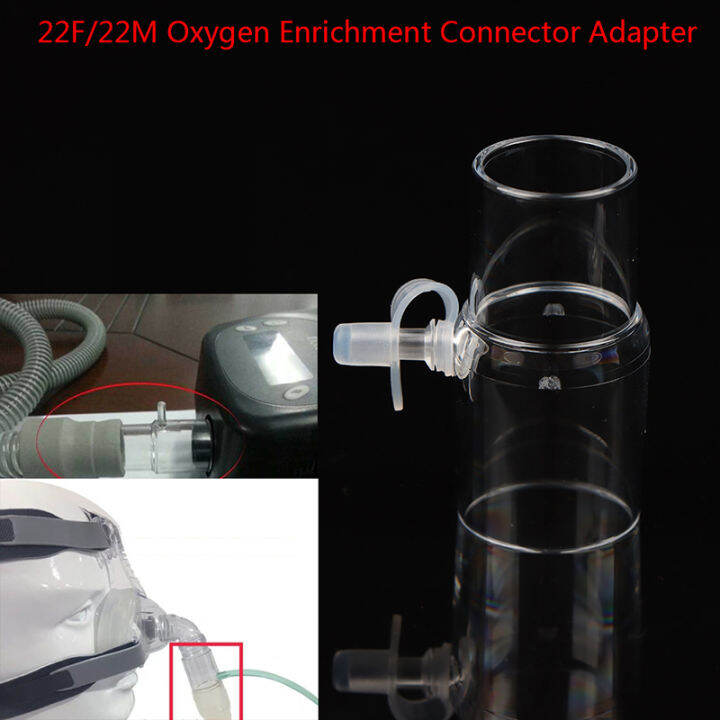 NEW 【Reday Stock】1Pcs CPAP Oxygen Blend Adapter CPAP Oxygen Enrichment ...