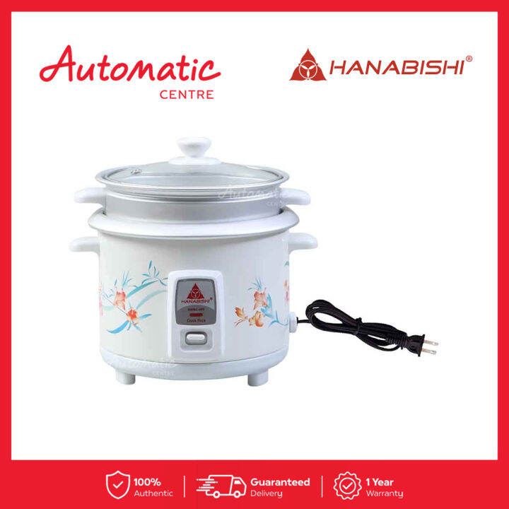 Hanabishi HRC 6FS 3 Cups Capacity Automatic Rice Cooker with Keep Warm System | Lazada PH