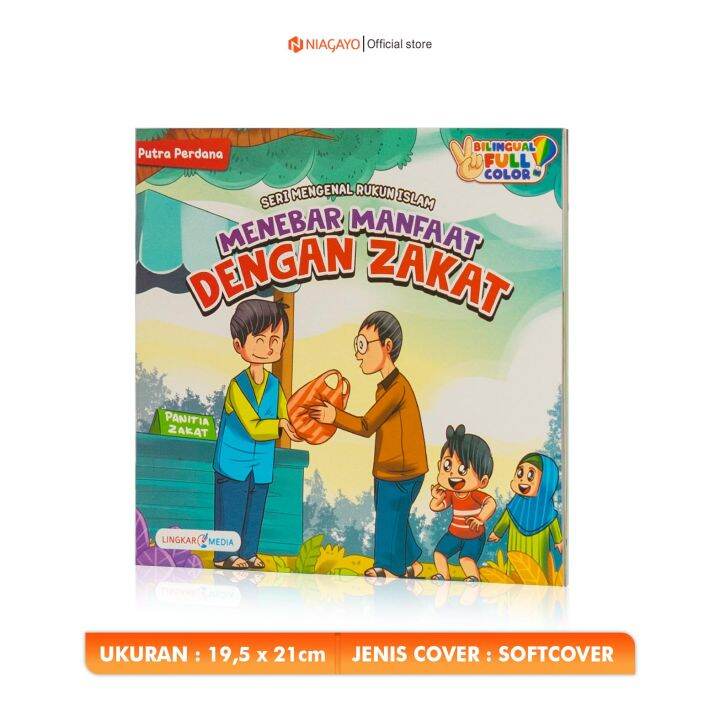 Buku Anak Islami Seri Mengenal Rukun Islam Bilingual Full Color Menebar ...
