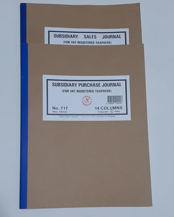 VECO (for VAT registered ) Subsidiary Purchase and Sales Journal ...
