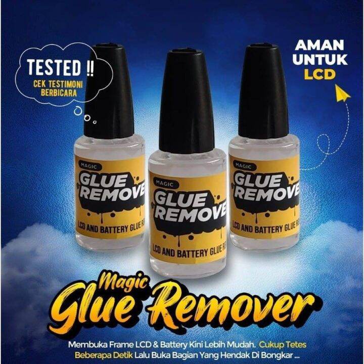 Magic Glue Remover ukuran 20ml Cairan Penghancur Pelepas lem LCD ...