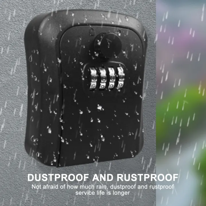 Smart Code Password Key Lock Box Storage Key Wall Mounted Key Safe Box ...