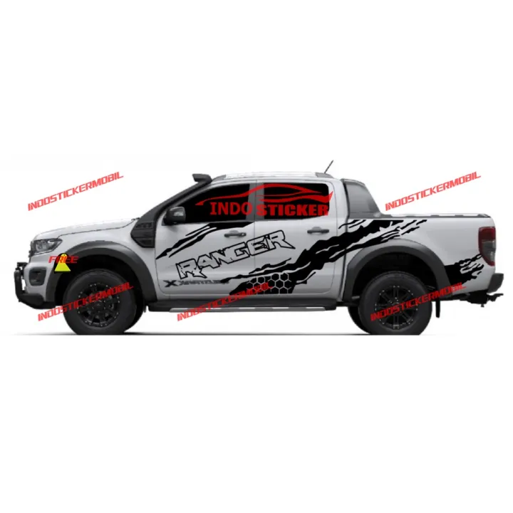 PROMO TERMURAH STICKER MOBIL FORD RANGER RAPTOR CUTTING STIKERR MOBIL ...