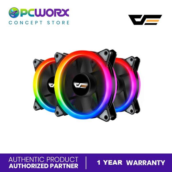 Darkflash DR12 PRO 3 in 1 120mm Addressable RGB LED Case Fan COOLING ...