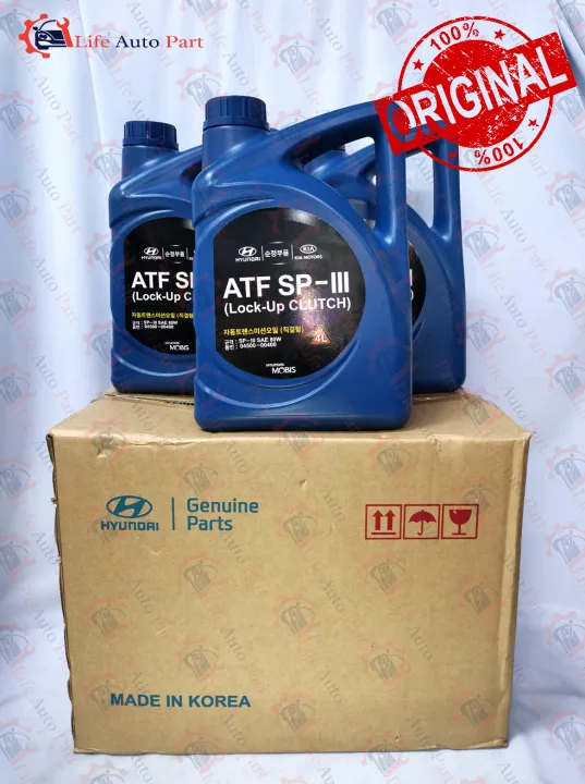 Original Hyundai ATF Automatic Transmission Fluid ATF SP3 SP4 | Lazada