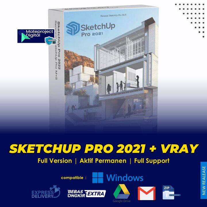 SketchUp Pro 2021 Full Version Aktif Lifetime Bonus Vray Software ... SketchUp Pro 2021 Full Version Aktif Lifetime Bonus Vray Software ...