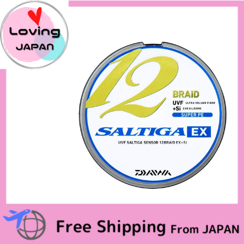 Daiwa fishing line PE line UVF Saltiga sensor X12EX+Si 0.8-1.2 No. 200m ...