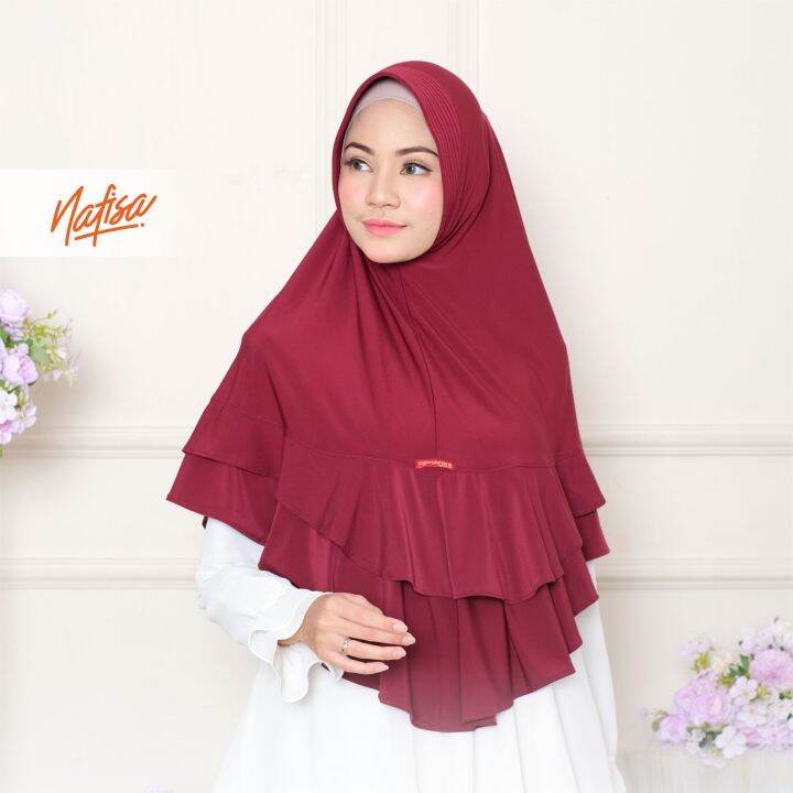 Nafisa Anita Yes - Hijab Instan 2 Layer Pinguin | Lazada Indonesia