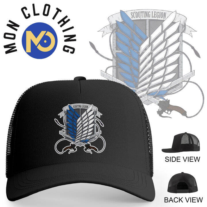 Attack on Titan Scouting Legions New Design Anime Mesh Cap/Net Cap ...