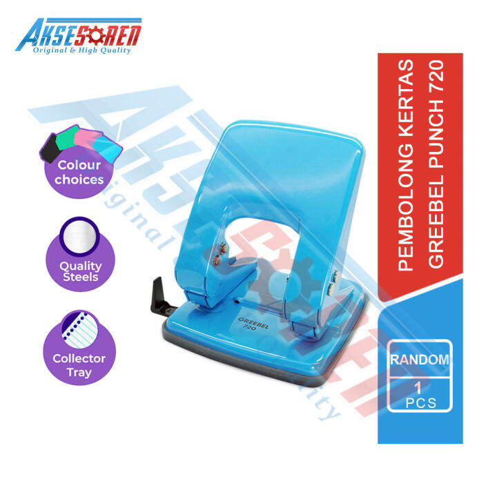 Aksesoren Pembolong Kertas Greebel [Punch 720] / Alat Pelubang Binder ...