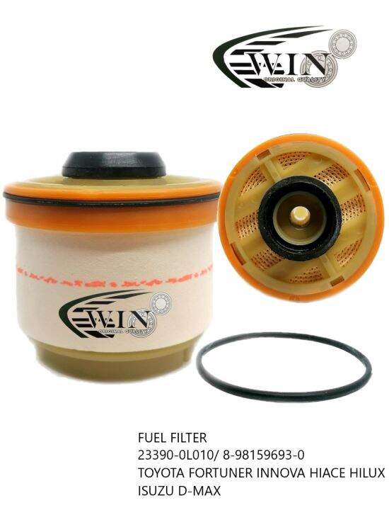FUEL FILTER ( 23390-0L010 / 8-98159693-0 ) TOYOTA INNOVA / FORTUNER ...