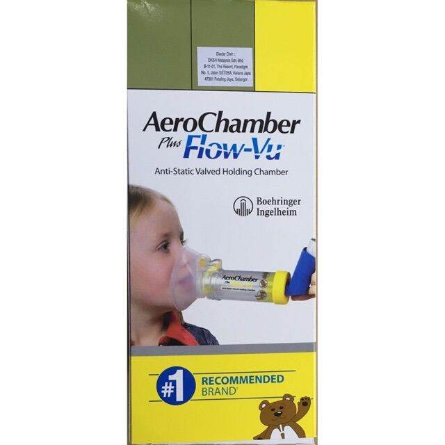 AeroChamber plus Flow-vu 1-5 Years (Yellow) | Lazada