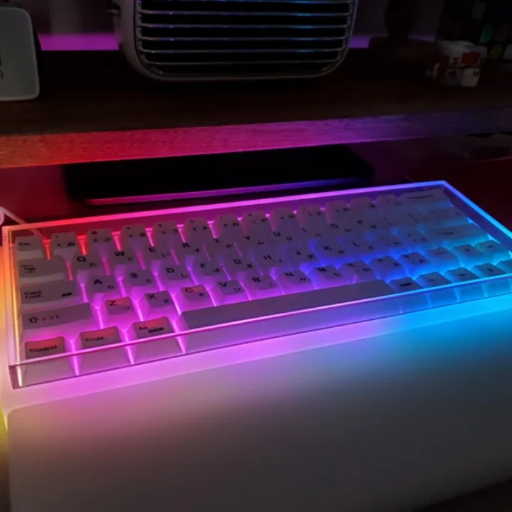 【Ready】 84 key Mechanical Keyboard Acrylic Dust Cover Transparent ...