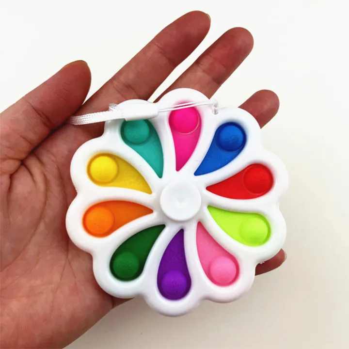 Simple Dimple Push Pop It Bubble Sensory Autism Toy Stress Relief Fidget Spinner Fidget Toy ...