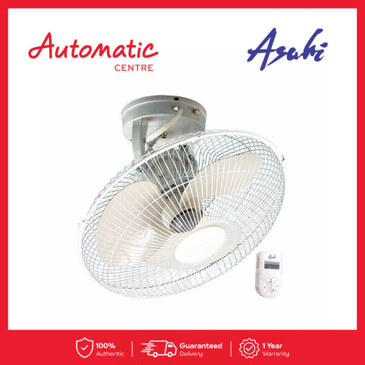 Asahi CF-622 16-inch Electric Ceiling Fan with 360 Degree Oscillation ...
