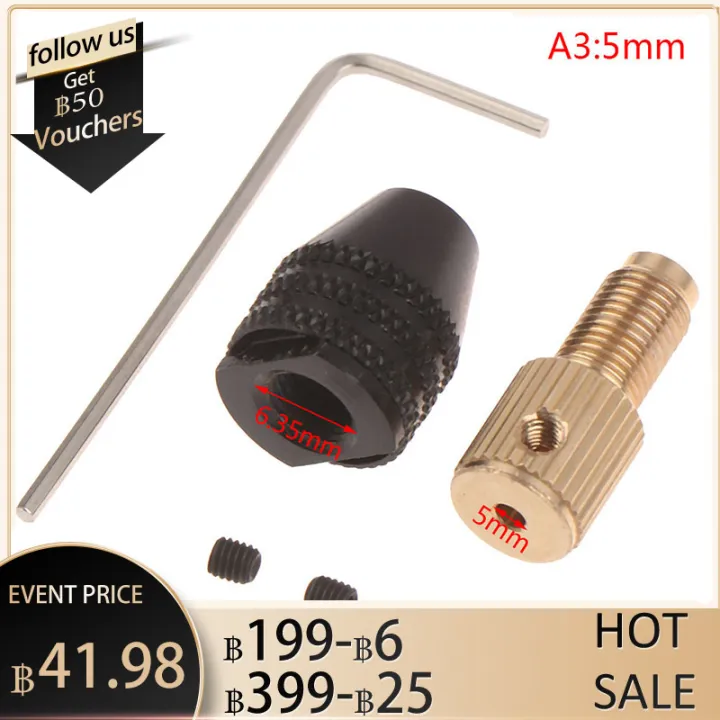 【Flash Sale】0.5-3.2 mm Drill Bit Electric Motor Micro Drill Chuck Hex ...