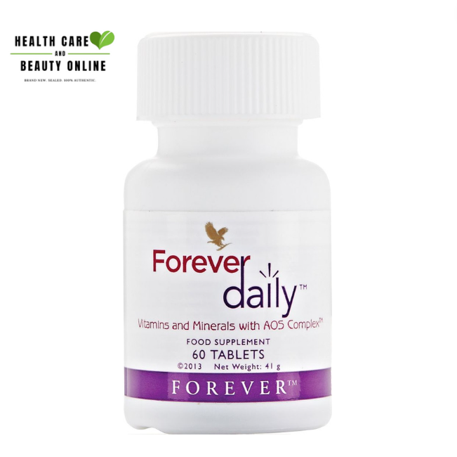 FOREVER Daily Vitamins and Minerals with Aloe vera 60 tablets 100% ...